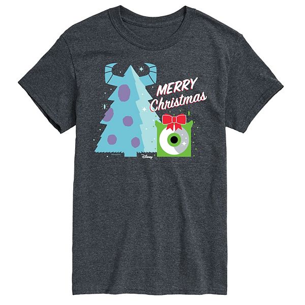Disney / Pixar's Monsters Inc Big & Tall Merry Christmas Graphic Tee