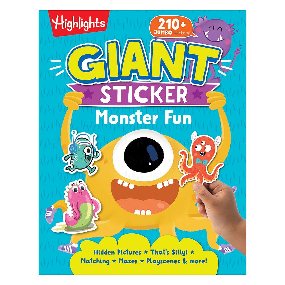 Giant Sticker Monster Fun Children's Sticker Book