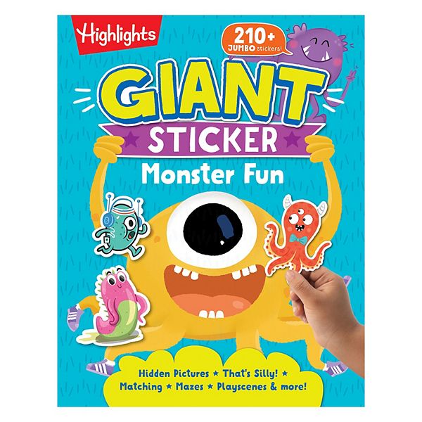 Giant Sticker Monster Fun Children's Sticker Book