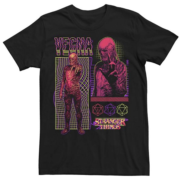 Big & Tall Stranger Things Vecna Infographic Graphic Tee