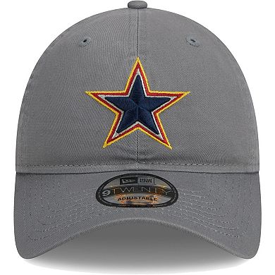 Men's New Era Gray Dallas Cowboys Color Pack 9TWENTY Adjustable Hat