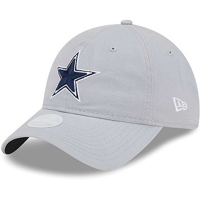 Women's New Era Gray Dallas Cowboys Main Core Classic 2.0 9TWENTY ...