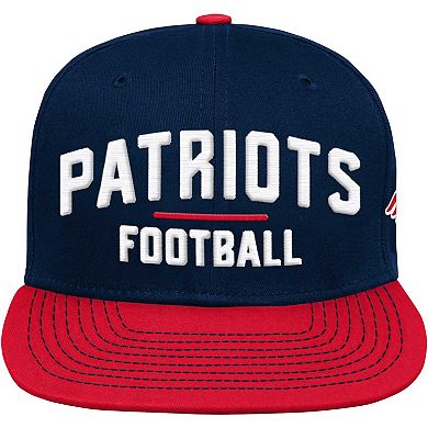 Preschool Navy New England Patriots Lockup Snapback Hat