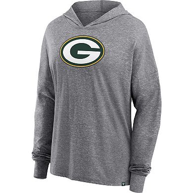Women's Fanatics Branded Heather Gray Green Bay Packers Cozy Primary ...