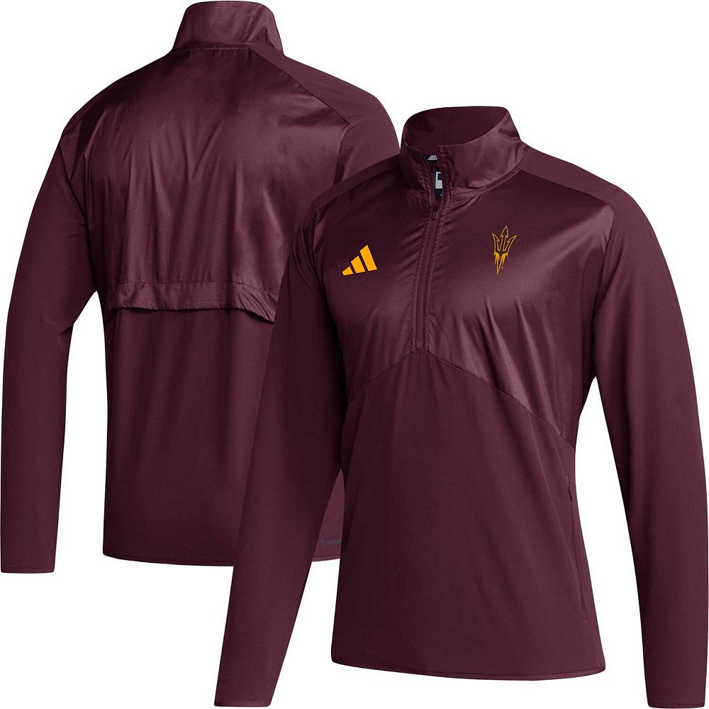 Men's adidas Maroon Arizona State Sun Devils Sideline AEROREADY Raglan ...