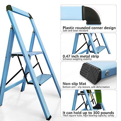 36.6' 2 - Step Aluminum Step Stool