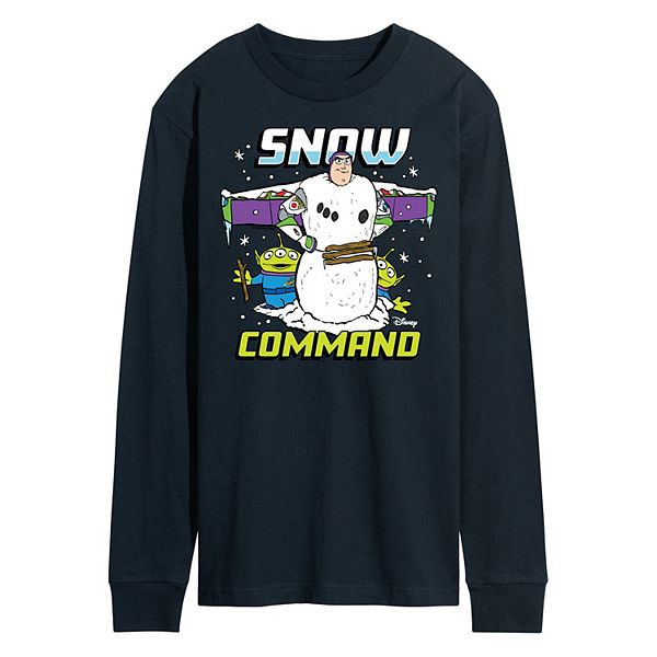 Disney / Pixar's Toy Story Men's Snow Command Long Sleeve Graphic Tee