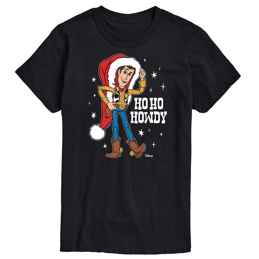 Disney / Pixar's Toy Story Woody Men's Ho Ho Howdy Graphic Tee
