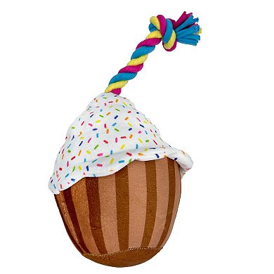 Woof Birthday Cupcake Dog Toy