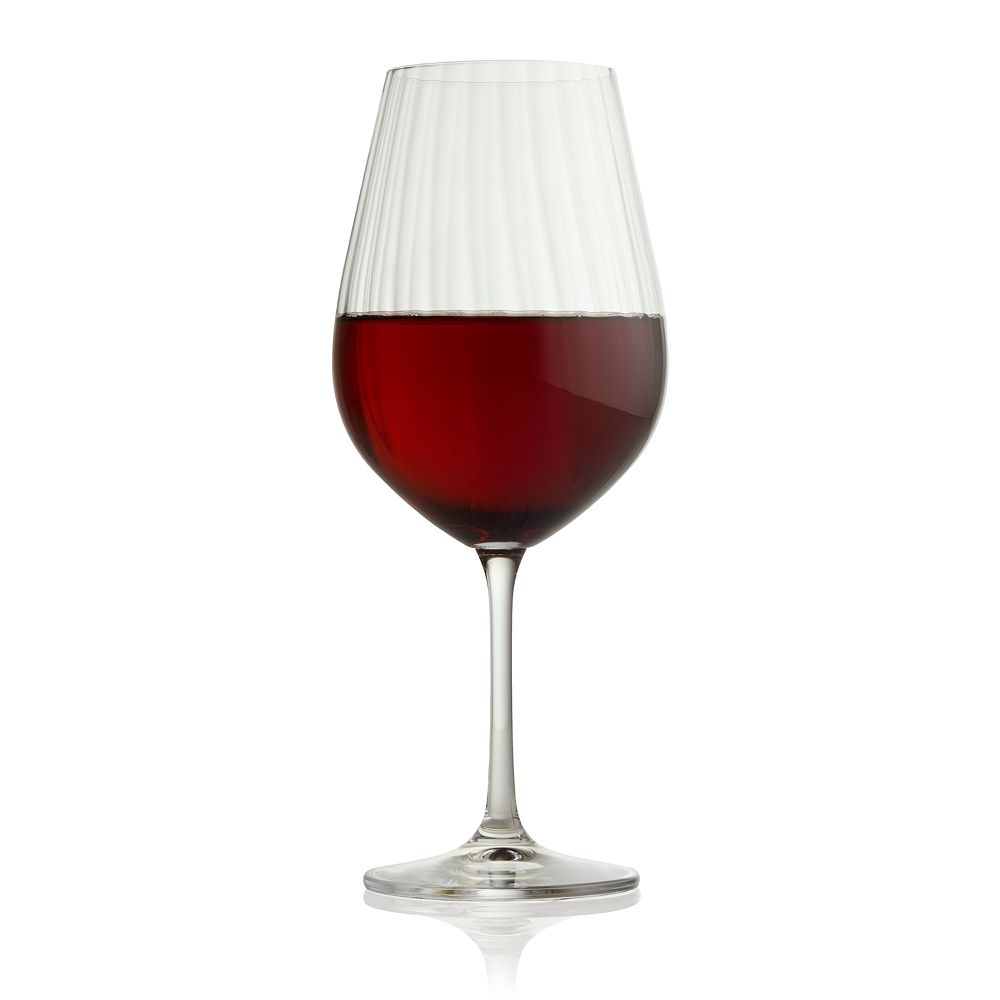 Sarah Waterfall Red Wine 6-pc. Glass Set