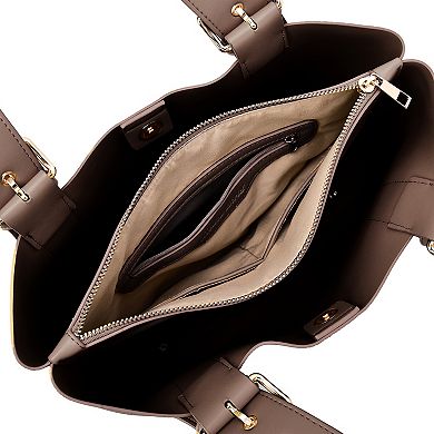 Mellow World Kaida Triple Compartment Satchel Bag