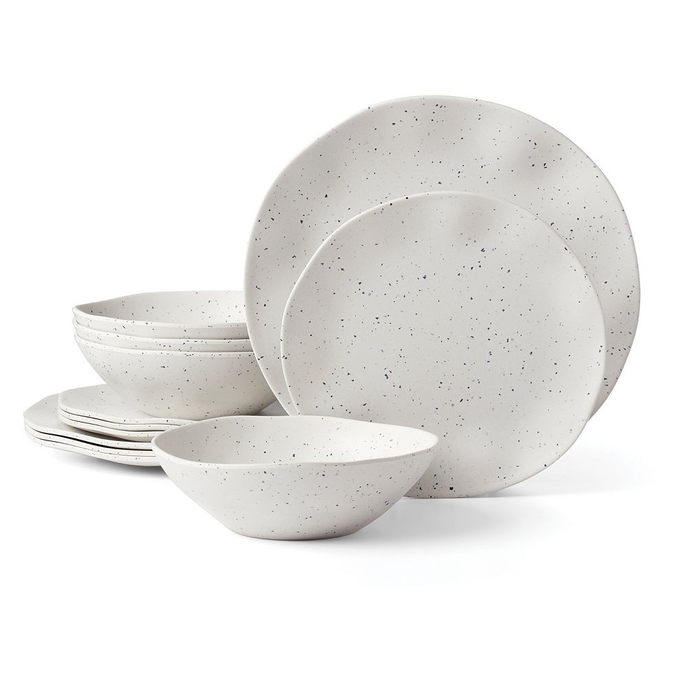 Oneida Terrazzo Melamine 12-pc. Dinnerware Set