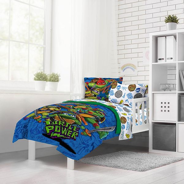 Paramount Nickelodeon TMNT Mutant Mayhem 7 Piece Full Bed Set with Sham ...