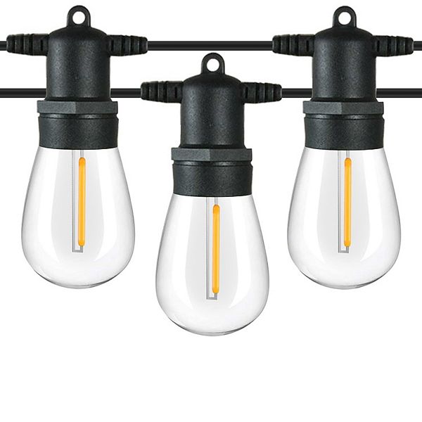 48-ft Plug-in Black Indoor/Outdoor String Light