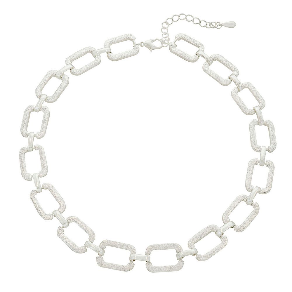 Pannee by Panacea Silver Tone Link Chain Necklace