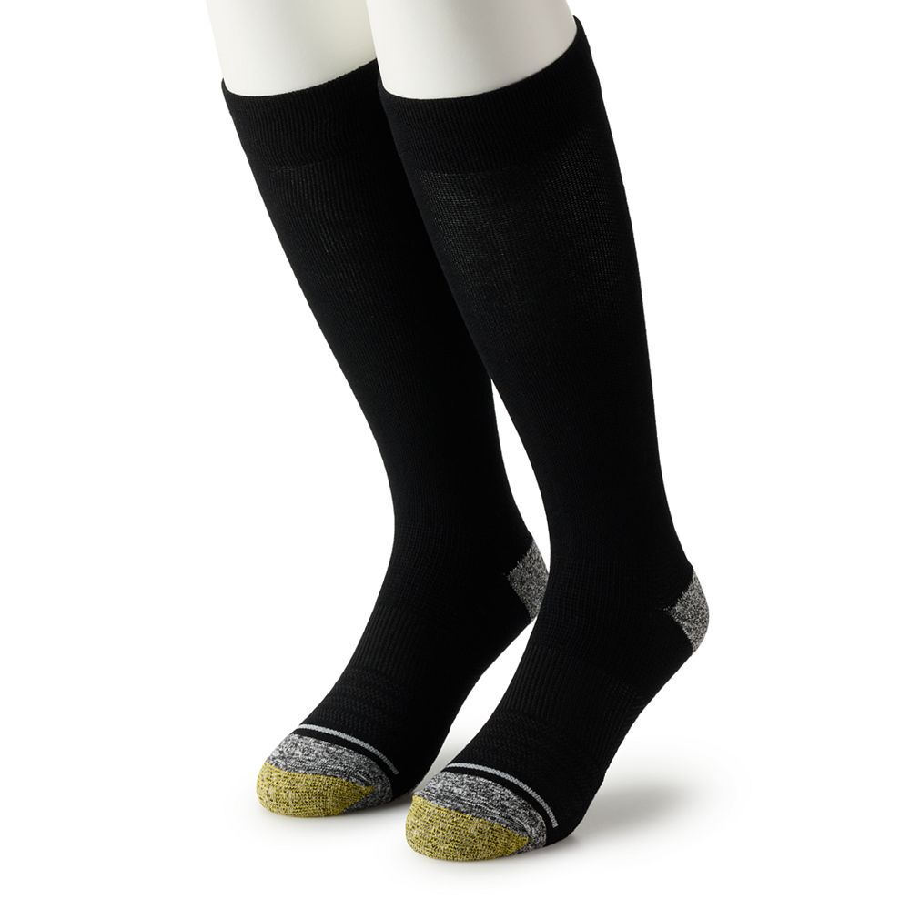Men's GOLDTOE® 2-Pack Mild Compression Knee High Comfort Socks