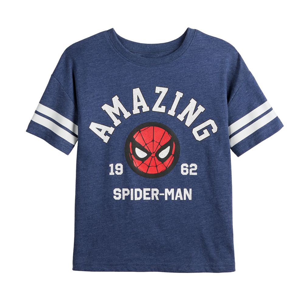 Boys 4-12 Jumping Beans® Marvel The Amazing Spider-Man Relaxed Varsity ...