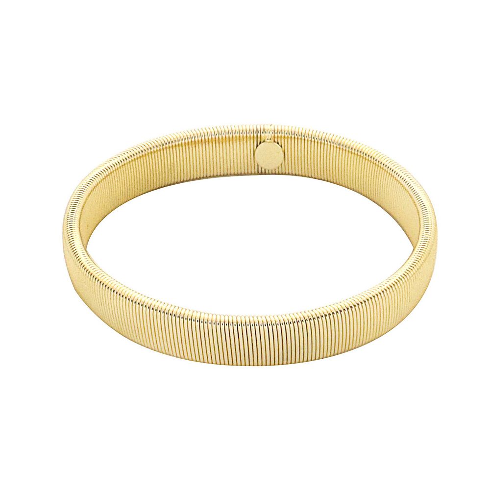 Pannee by Panacea Gold Tone Stretch Tube Bracelet