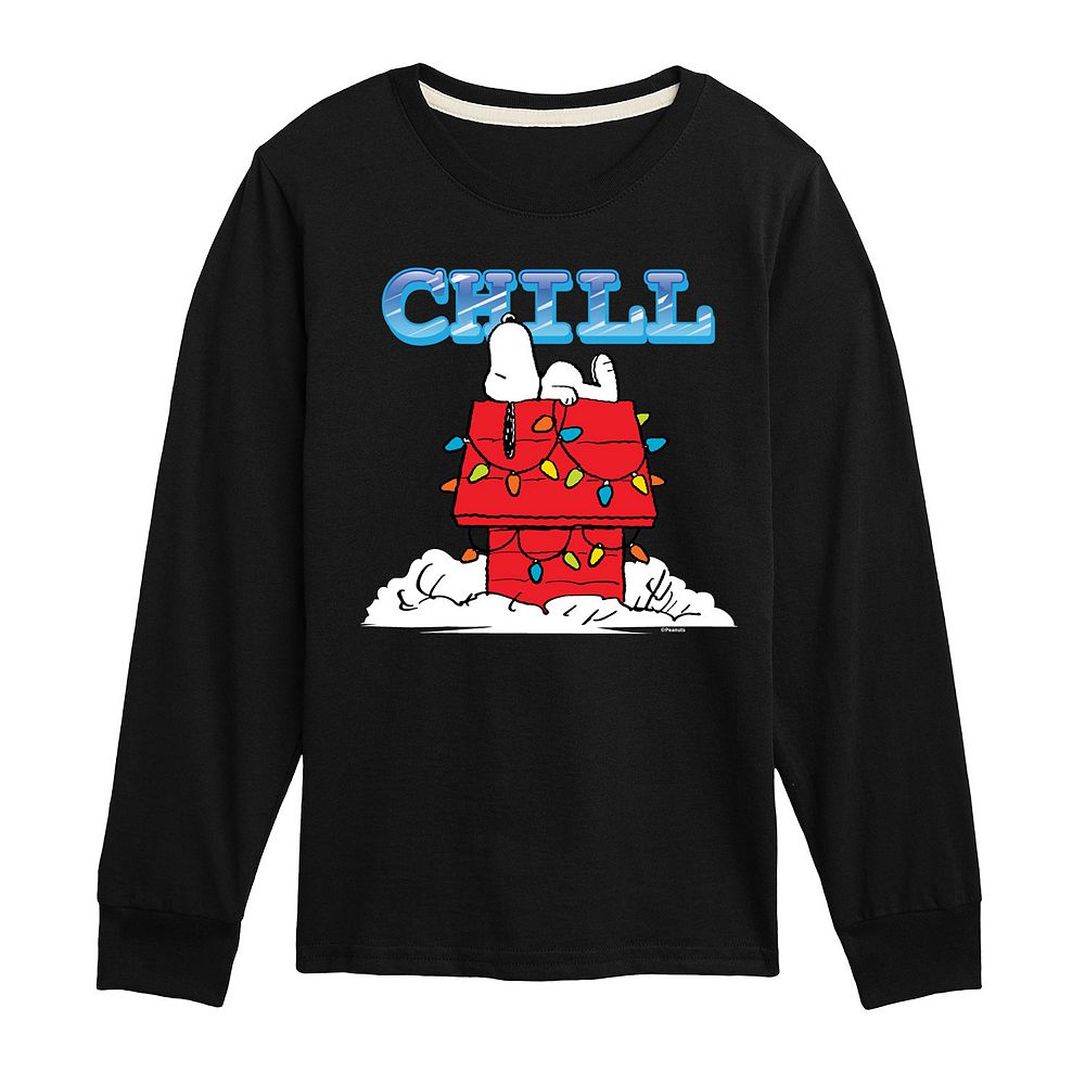 Boys 8-20 Peanuts Snoopy Chill Long Sleeve Graphic Tee