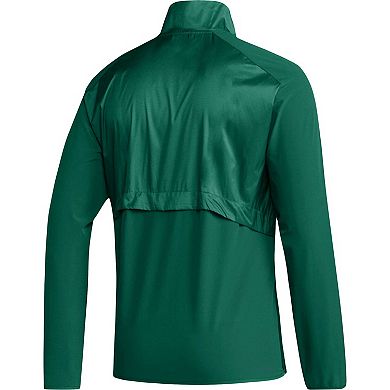 Men's adidas Green Miami Hurricanes Sideline AEROREADY Raglan Sleeve ...