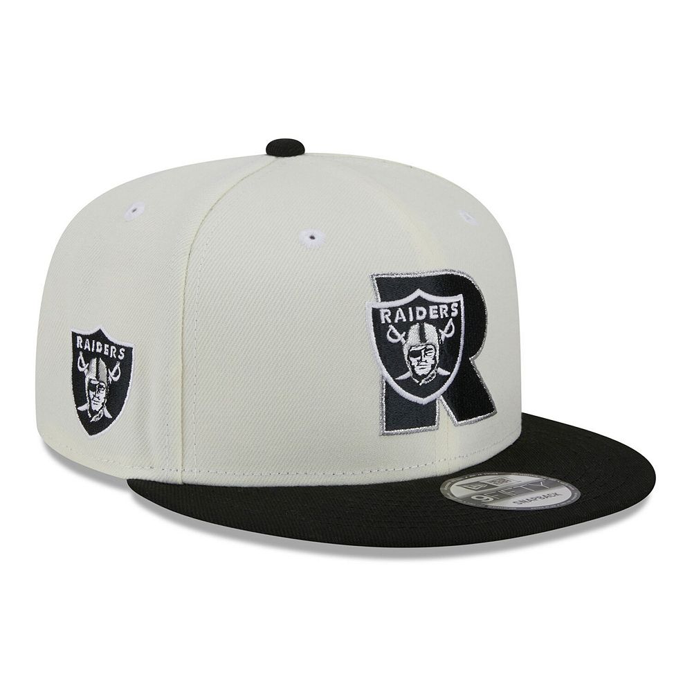 Men's New Era Cream/Black Las Vegas Raiders City Originals 9FIFTY ...
