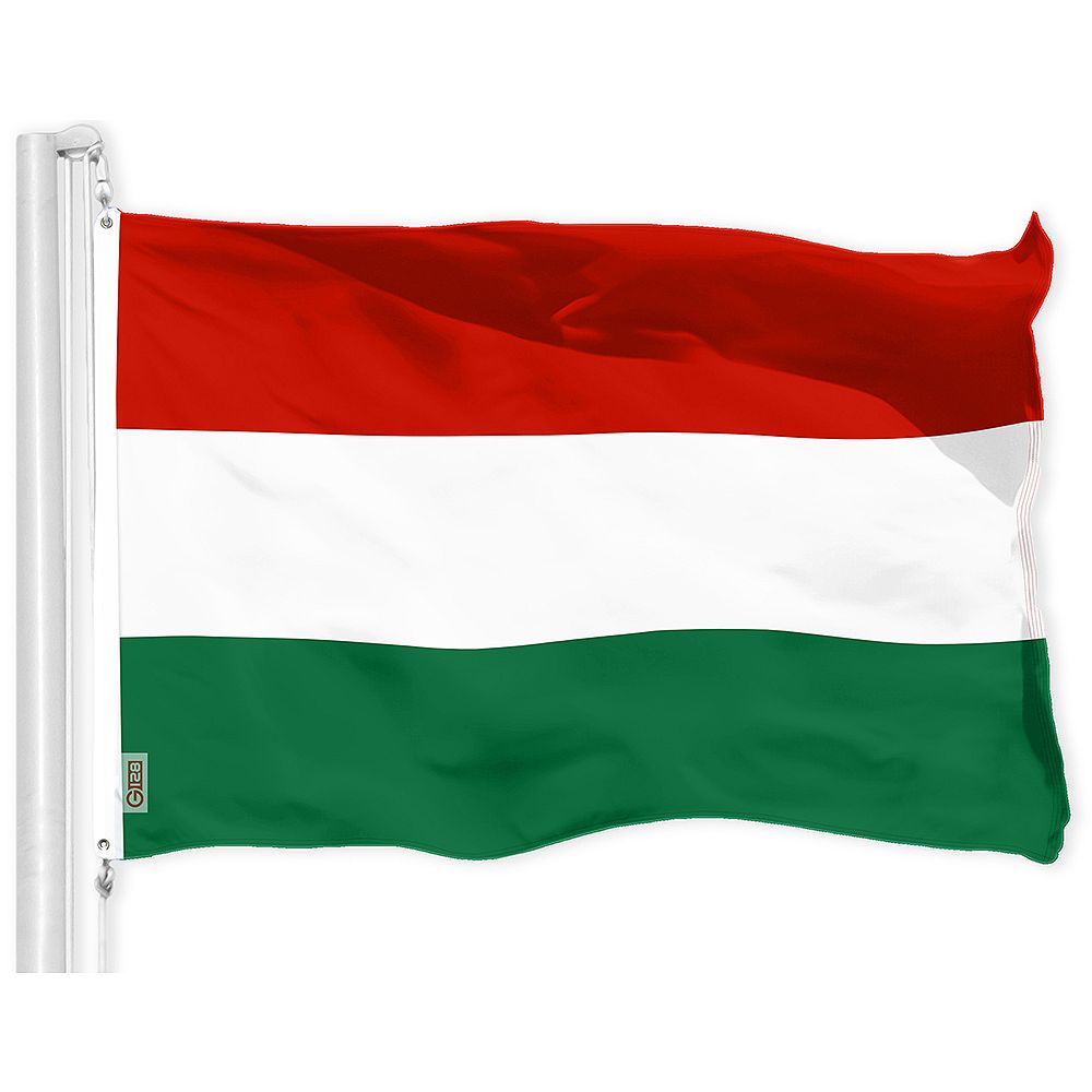 G128 Hungary 150D 3x5 Ft Printed Polyester Flag