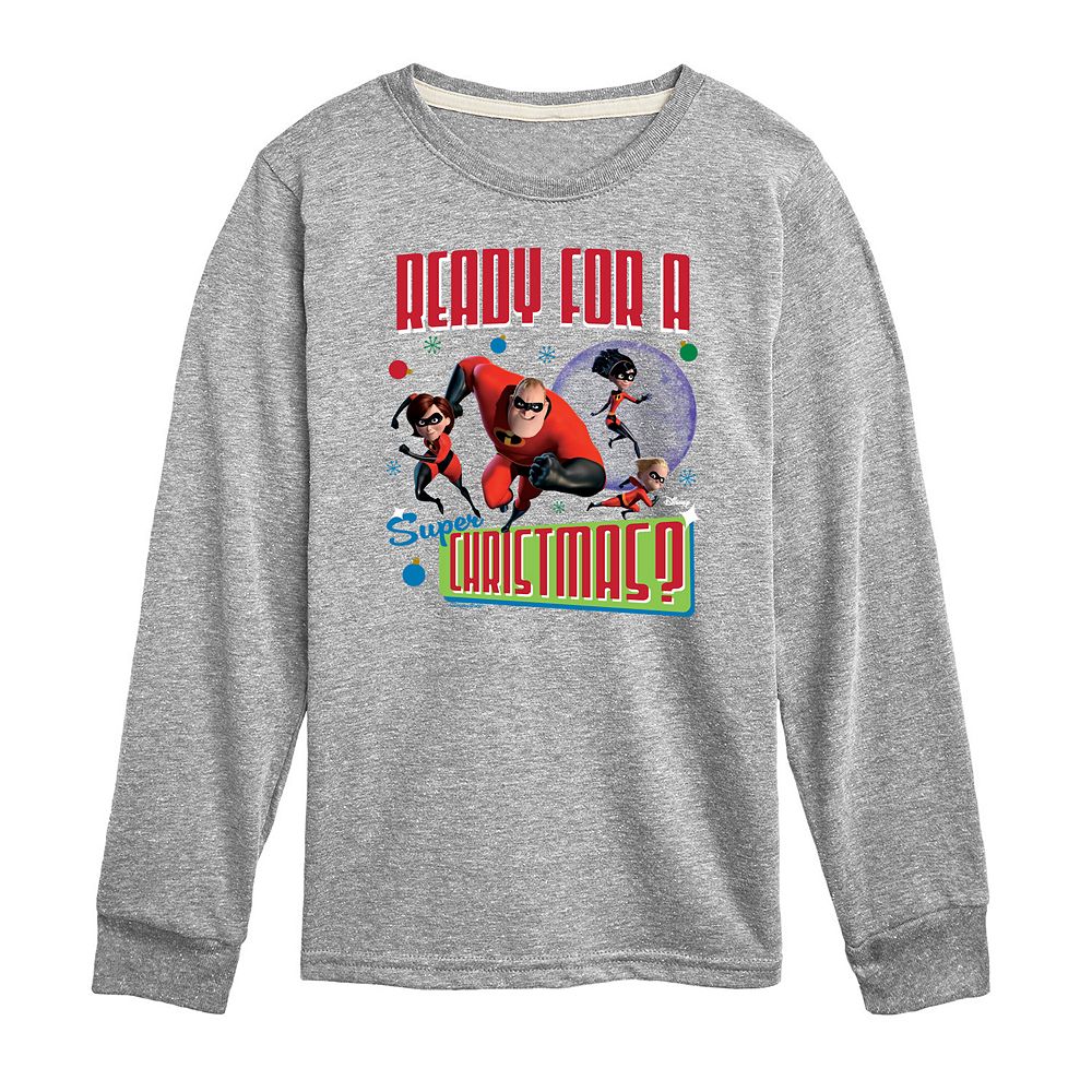 Disney / Pixar’s The Incredibles Boys 8-20 Super Christmas Long Sleeve ...