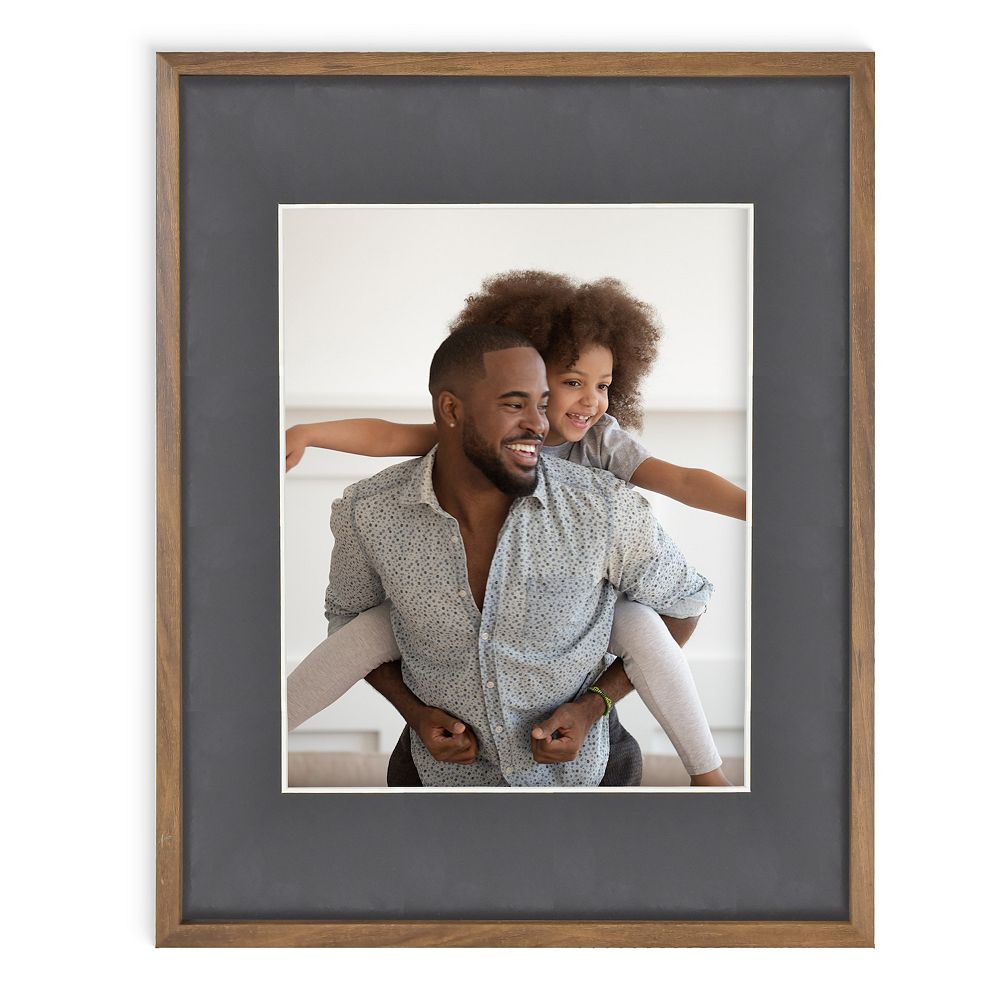 Belle Maison Dark Brown Wall Frame With Black Mat