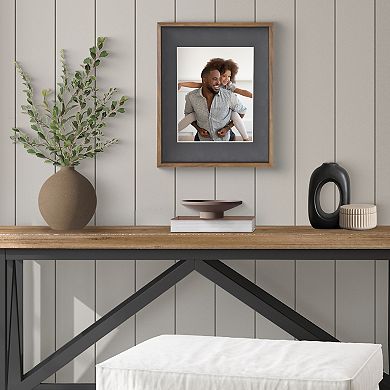 Belle Maison Dark Brown Wall Frame With Black Mat