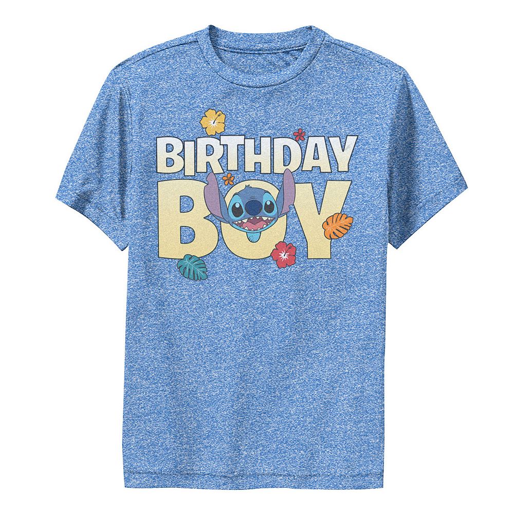 Disney's Lilo & Stitch Boys 8-20 Birthday Boy Stitch Graphic Tee