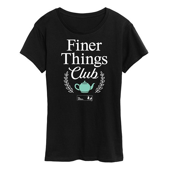 Women's The Office Finer Things Club Graphic Tee