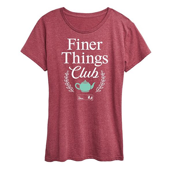 Women's The Office Finer Things Club Graphic Tee