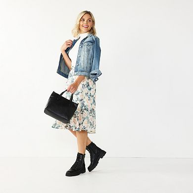 Petite LC Lauren Conrad New Core Denim Jacket