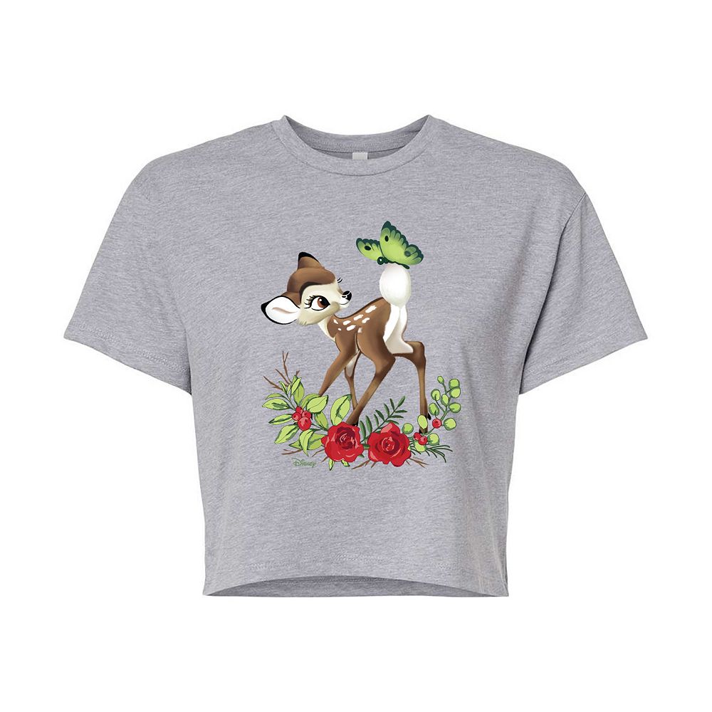 Disney's Bambi Women's Butterfly Cropped Tee