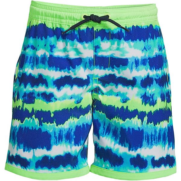 Boys 2-20 Lands' End Active Sport Hydroliner Printed Swim Trunks