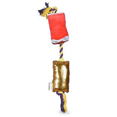 Willy Wonka Wonka Bar & Golden Ticket Plush Rope Toy