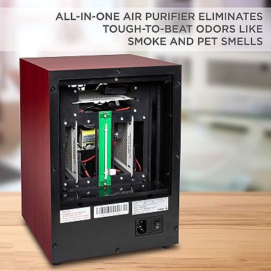 Ivation 5-in-1 HEPA Air Purifier & Ozone Generator, 3,700 Sq/Ft Air Cleaner w/Digital Display