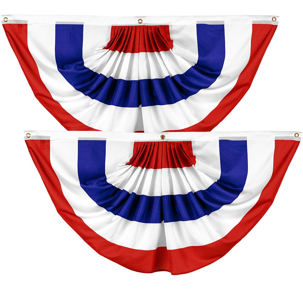 G128 2 PACK: Fan Flag No Stars 150D 3x6 Ft
