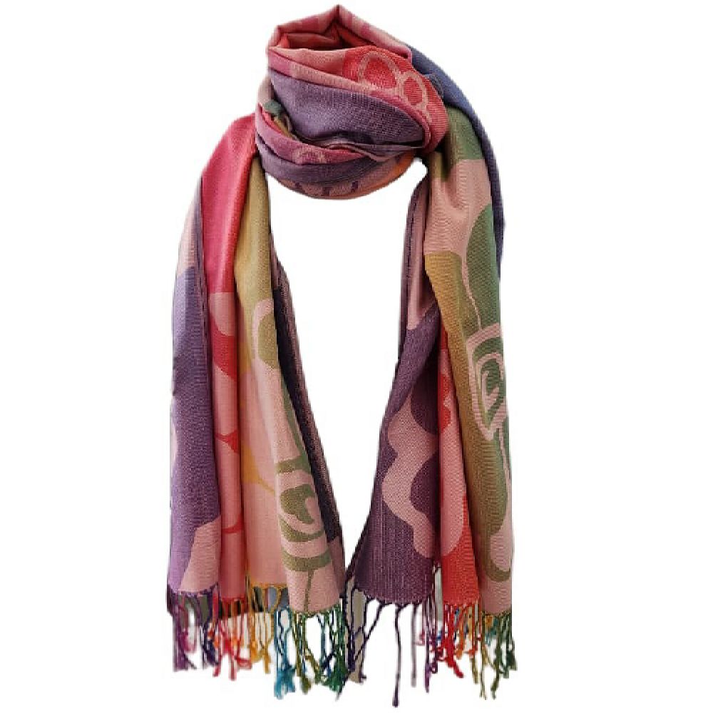 Colorful Women's Scarf in Vibrant, Tropical Colors Makes A Great ...