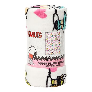 Peanuts Valentines Day Throw Blanket