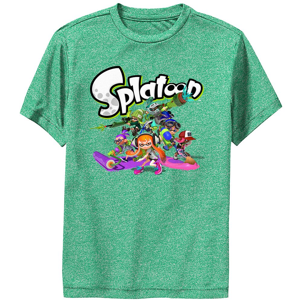 Boys 8-20 Nintendo Splatoon Team Fighting Mode Graphic Tee