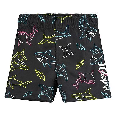 Baby & Toddler Boys Hurley Shark Bait UPF 50+ H2O-Dri Rash Guard & Swim ...