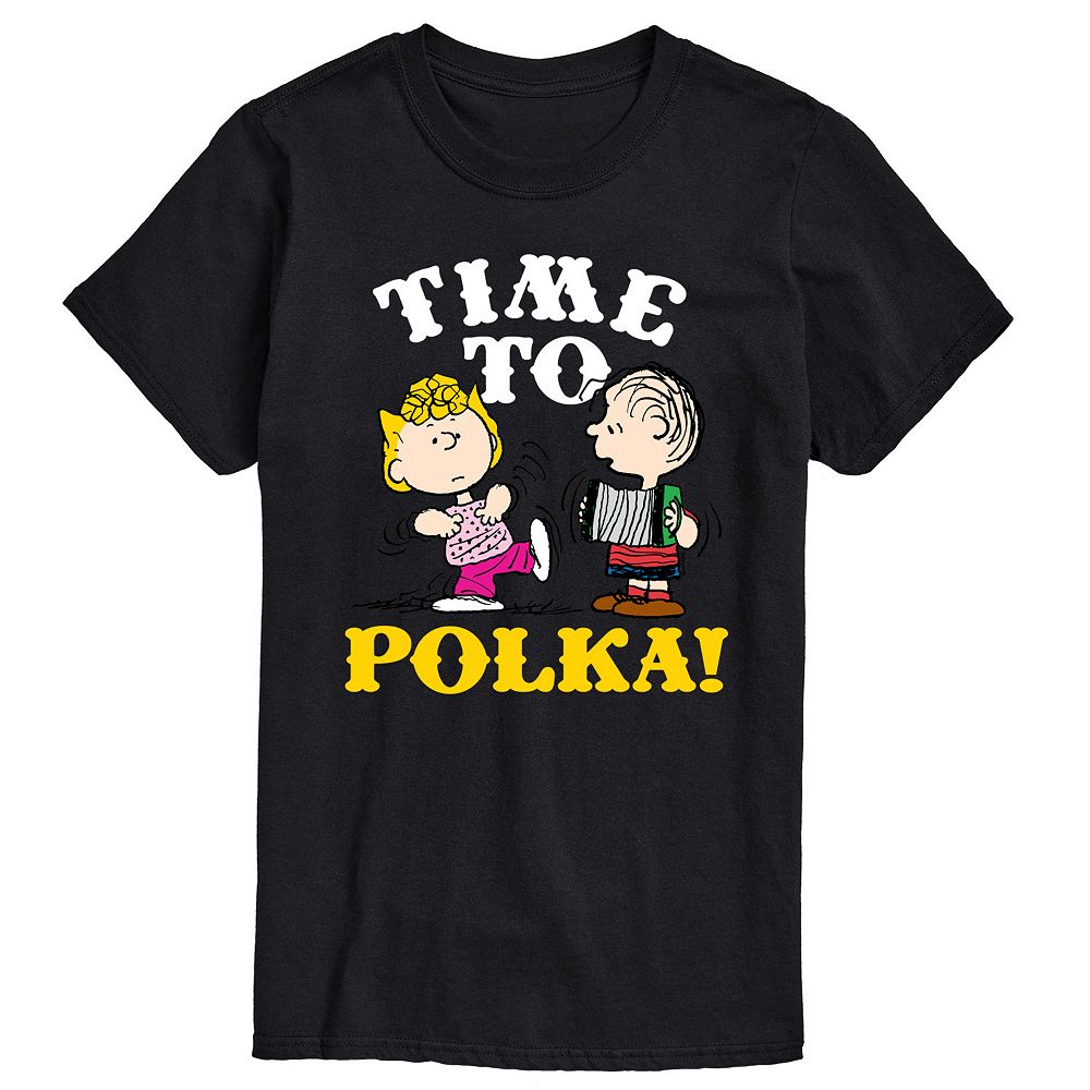 Men's Peanuts Time To Polka Graphic Tee