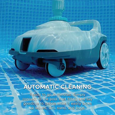 Intex ZX100 Automatic Pressure Side Swimming Pool Cleaner w/Hose ...