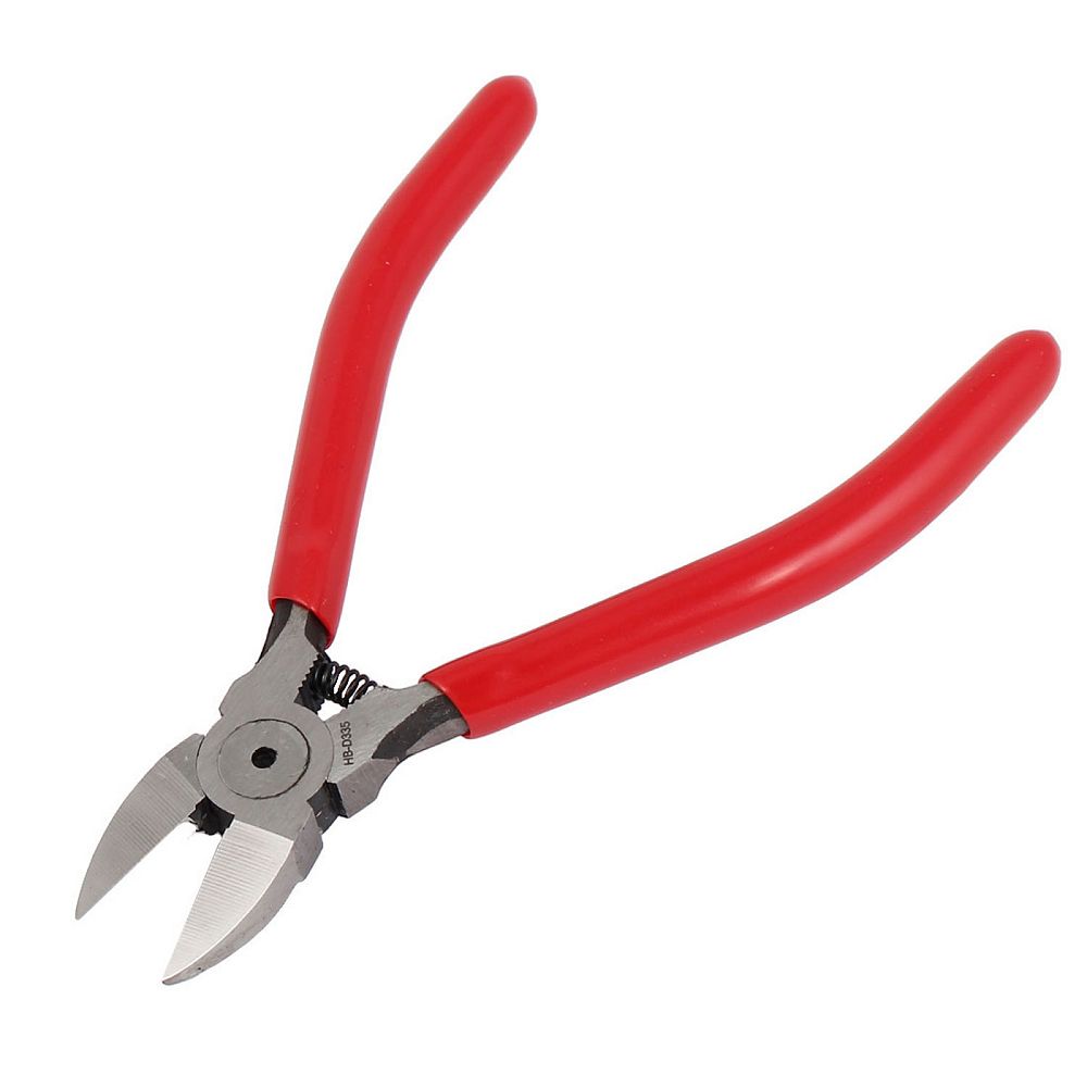 5.5" Long Spring Loaded High Carbon Steel Diagonal Cutting Pliers Wire ...