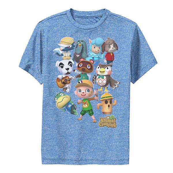 Boys 6-20 Animal Crossing Characters Collage Graphic Tee