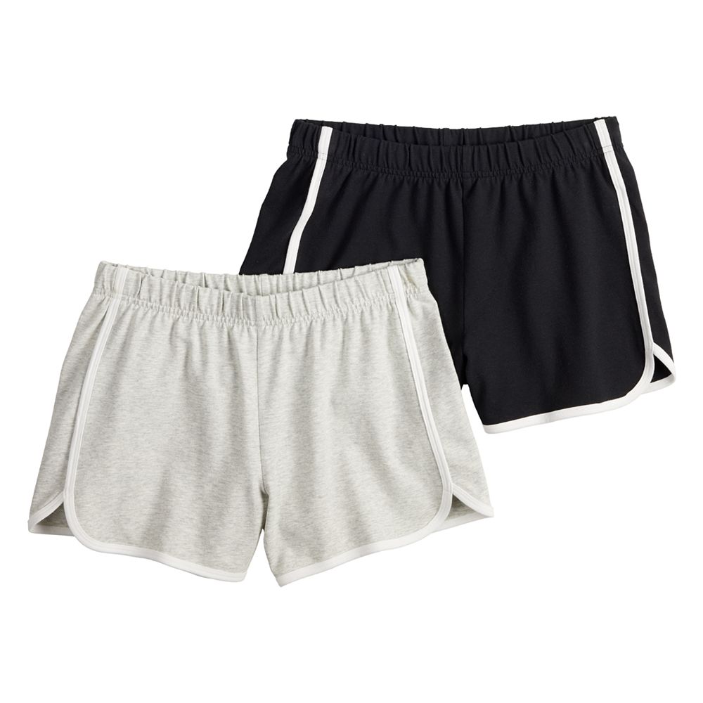 Girls 6-20 SO® 2-Pack Essential Cheer Shorts in Regular & Plus Size