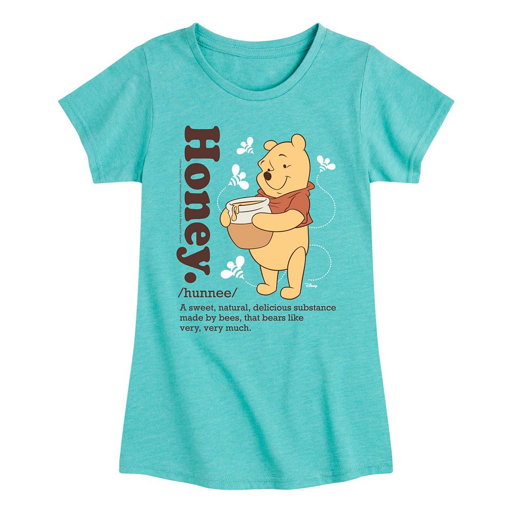 Disney's Winnie The Pooh Girls Honey Definition Tee