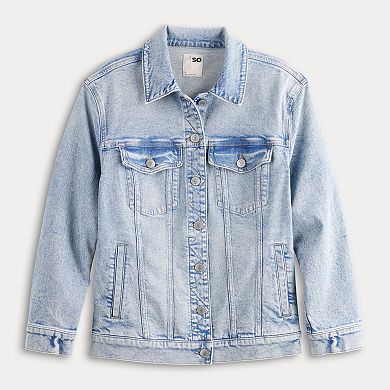 Juniors' SO® Denim Jean Jacket
