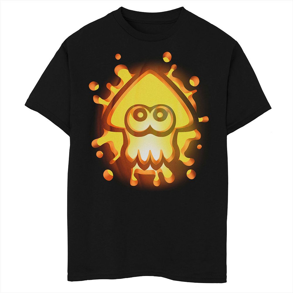 Boys Nintendo Splatoon Inkling Halloween Pumpkin Graphic Tee